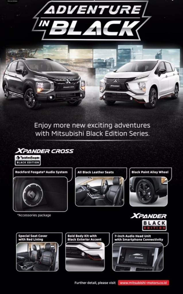 CUMA 1500 UNIT MITSUBISHI XPANDER CROSS ROCKFORD/XPANDER BLACK EDITION ...
